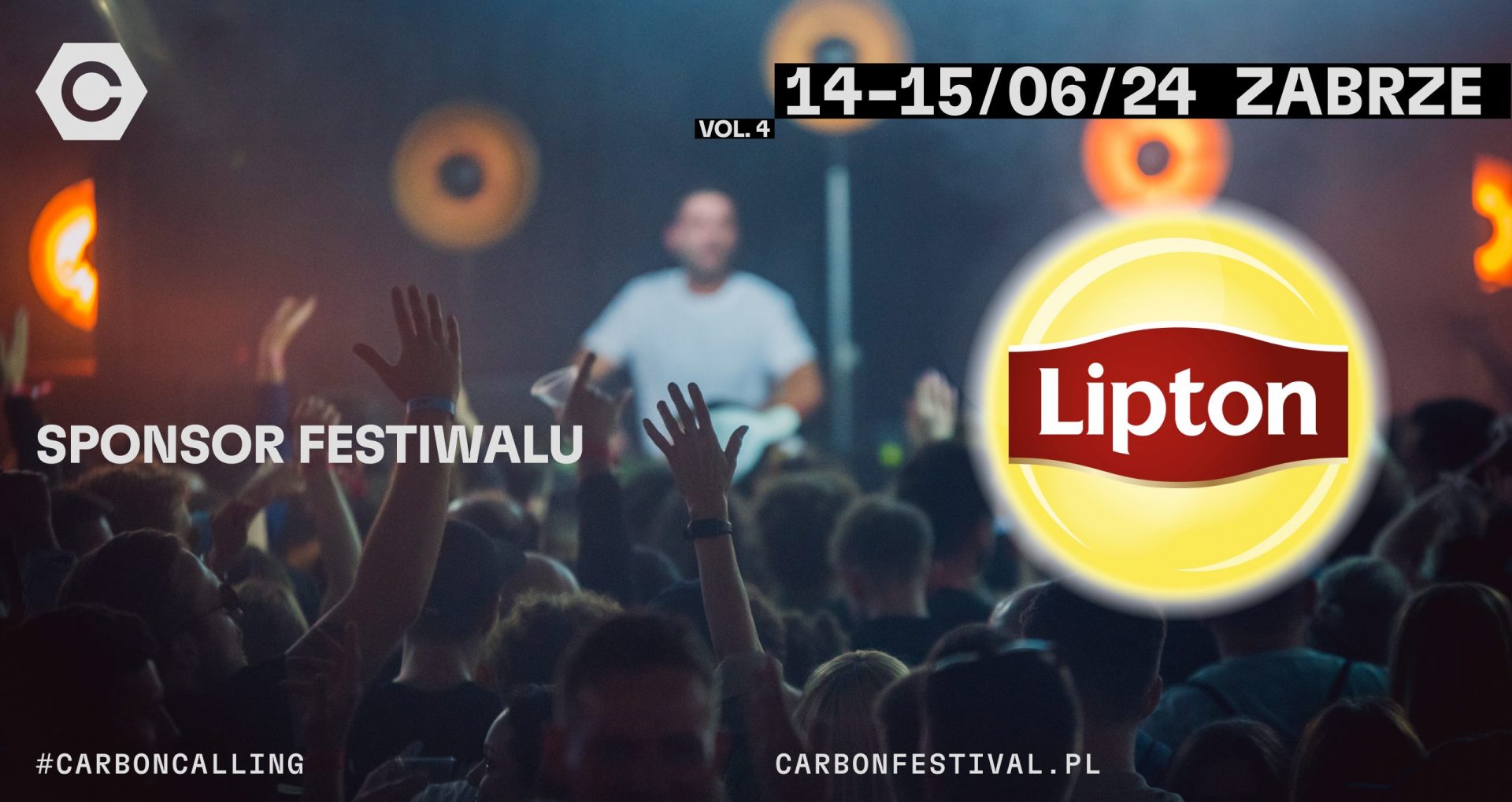 LIPTON sponsorem festiwalu - carbonfestival.pl